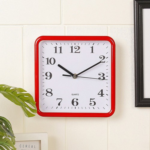Square Wall Clock Simple Wall Decorative Clock Art Decor Wall Clock for ...