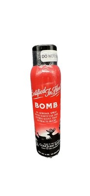 Conquest Scent Bomb Certified In Heat Whitetail Doe Estrus Aerosol Deer ...
