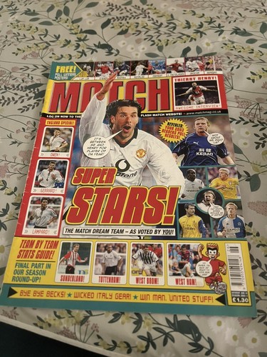 Retro Match Football Magazine 28th June 2003 Vintage Collectors Item ...