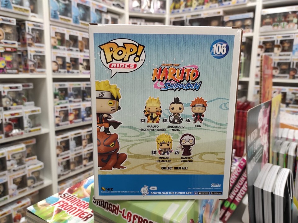 Funko Pop! Rides Naruto on Gamakichi 106 - Naruto Sp. Original Vinyl ...