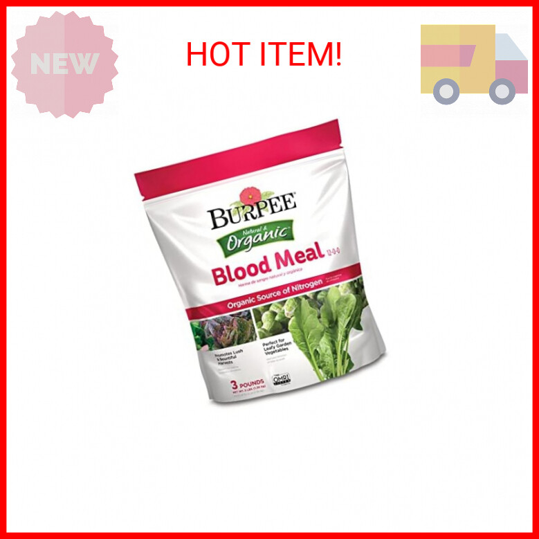 Burpee Organic Blood Meal Fertilizer | Add to Potting Soil | Excellent ...
