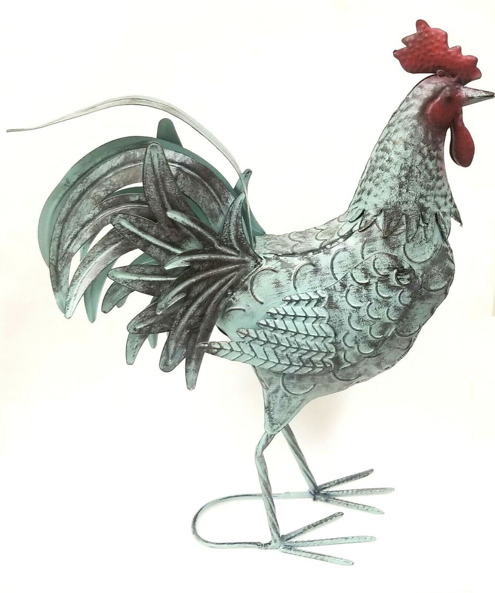 Outdoor Rooster Sculpture