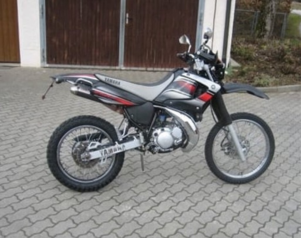 Yamaha DT 125 03-06 DE06 R RED SILVER EDITION DEKOR DECAL KIT Aufkleber ...