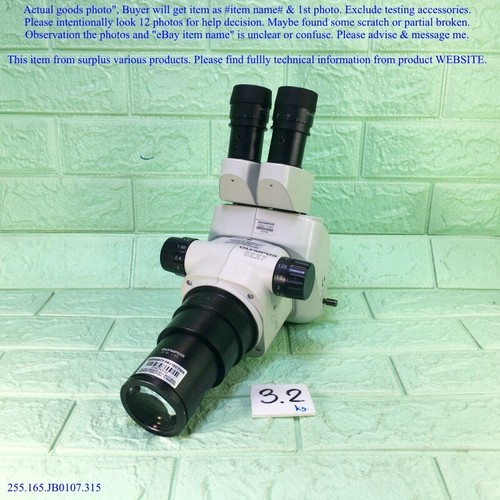 OLYMPUS SZX7 & SZX2-TR30 & DF PL 1.5X, MICROSCOPE head as photo, sn ...