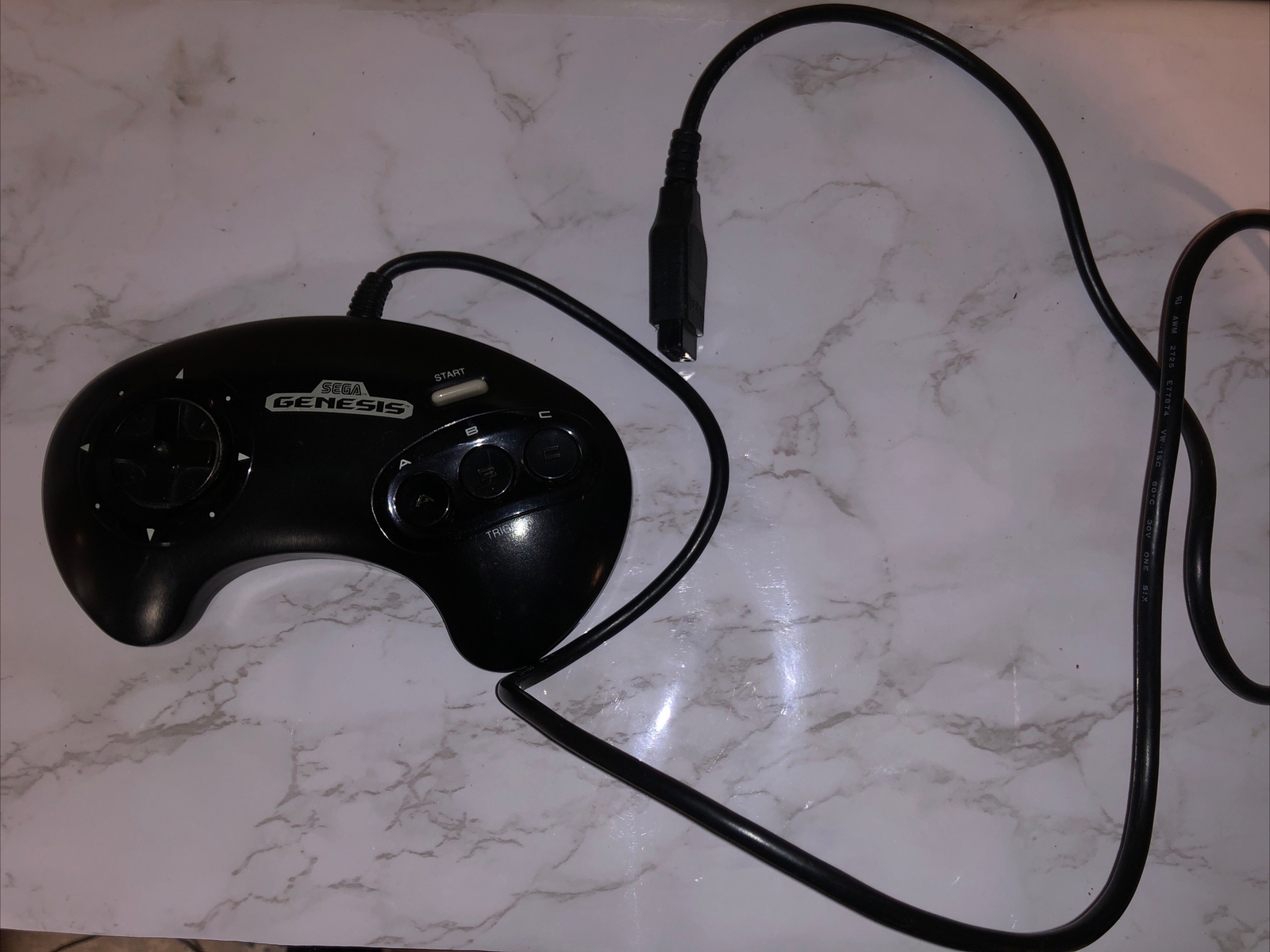 Original OEM SEGA Genesis 3 Button Controller Gamepad MK-1650 Tested | eBay