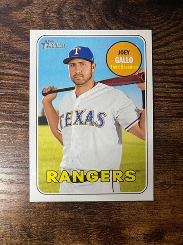 2018 Topps Heritage Joey Gallo #48 - Texas Rangers | eBay