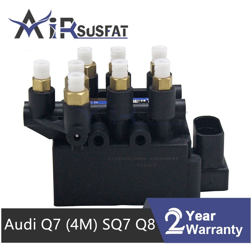 For Audi Q7 (4M) SQ7 Q8 2016-2021 Air Suspension Solenoid Valve Block ...