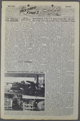 1949 COMBINED AIRLIFT TASK FORCE TIMES Military Newspaper VOL III NO ...