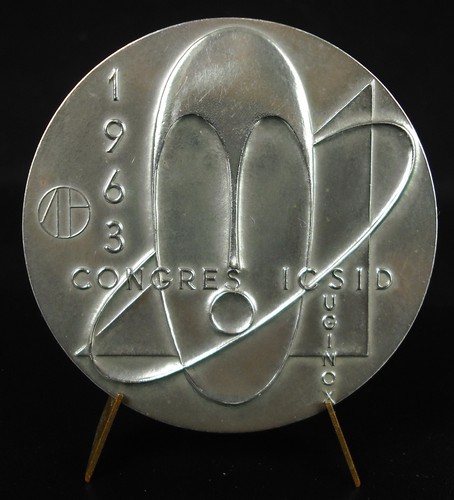 Medal Jacques Viénot Designer Design Aesthetic Industrial Metal Inox ...