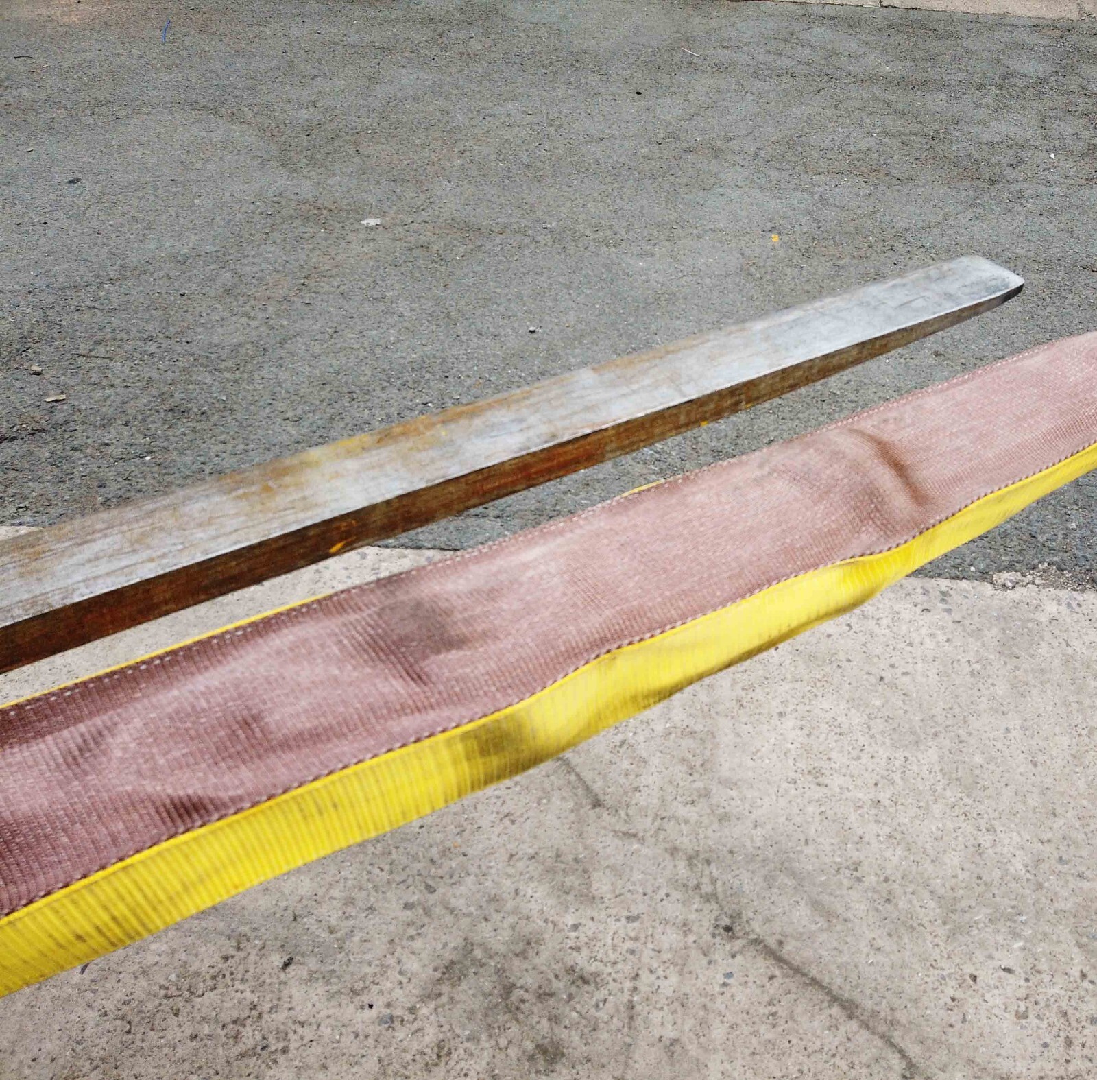 Fabric Forklift Fork Sleeves Covers - 150mm x 70mm x 1800mm - Fork ...