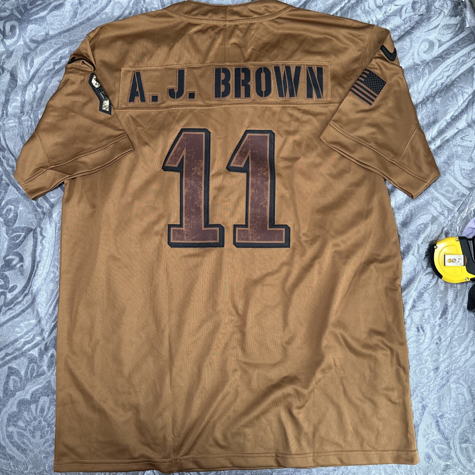AJ Brown Jersey Philadelphia Eagles Camo Salute To Service #11 Stitched ...