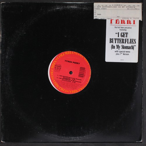 TYREN PERRY: i get butterflies (in my stomach / instro) COLUMBIA 12 ...