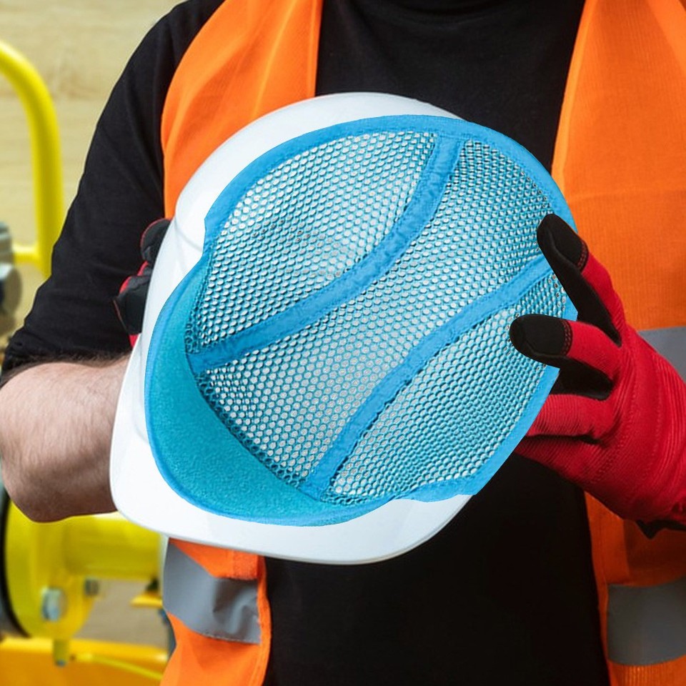 2 Pcs Breathable Safety Insert Liner Washable Hard Hat Cooling Pads ...