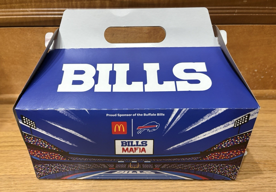2025 Buffalo Bills Mafia box Mcdonald promotion limited edition box ...