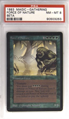 1993 MTG BETA FORCE OF NATURE PSA 8 | eBay