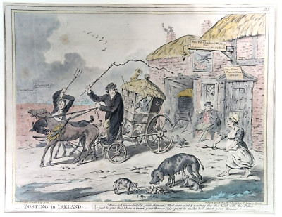 Posting in Ireland James Gillray And Published By H. Humphreys St ...