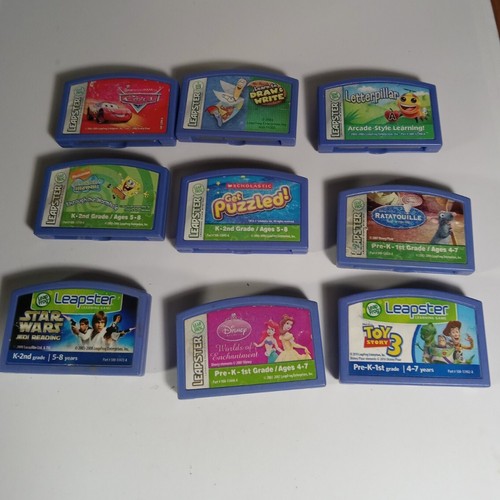 Leap Frog Leapster Lot of 9 Games GC Various Disney Star Wars | eBay