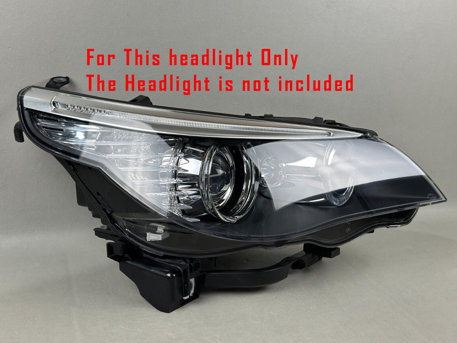 Passenger Side PC Headlight Lens Cover For 04-10 BMW E60/E61 5-Series ...