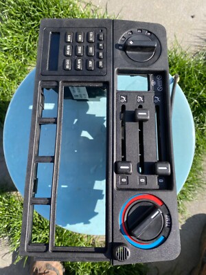 OEM BMW E30 HVAC Interior Dash Radio Bezel Climate Control Panel Trim ...
