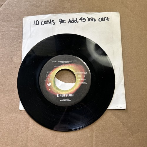 Ringo Starr It's All Down To Good Night Vienna/OO-wee 1974 Apple 45 | eBay