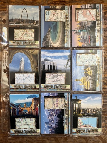 2021-2019 Upper Deck Goodwin Champions World Traveler Map Relics FULL ...