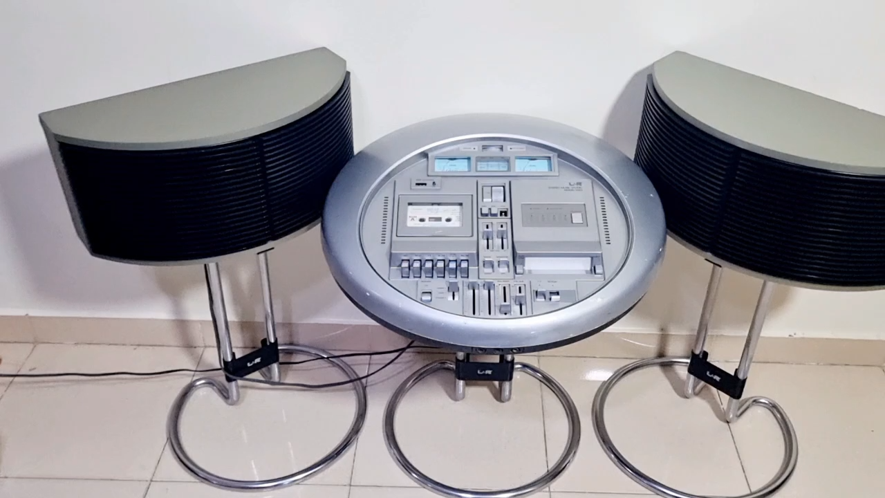 VINTAGE L&R STEREO MUSIC STUDIO RETRO SPACE AGE SYSTEM - SUPER RARE | eBay