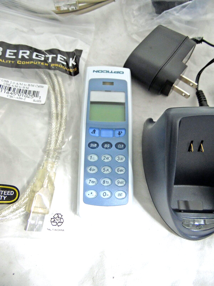 New Opticon OPL-9728-KIT 1mb Data Collection Portable Barcode Scanner ...