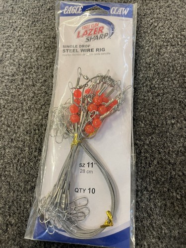 Eagle Claw single drop Steel Wire Rig. | eBay