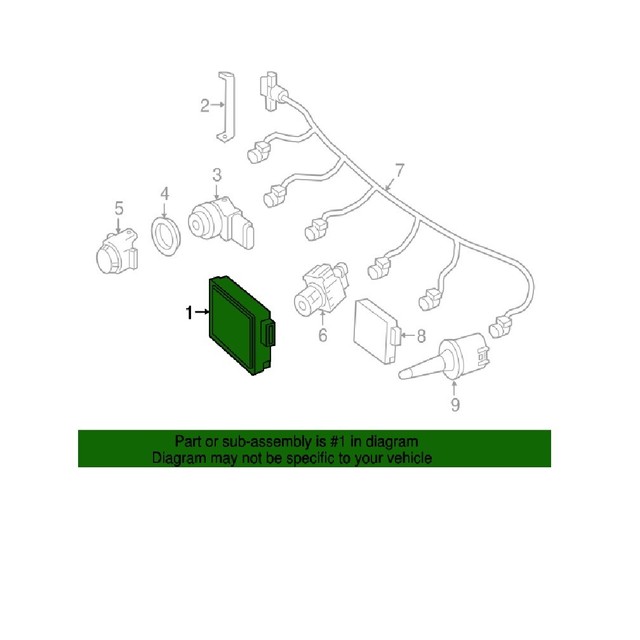 Camera Projector Radar Unit 0009059906 Fits 2017 MERCEDES BENZ Gls63 ...