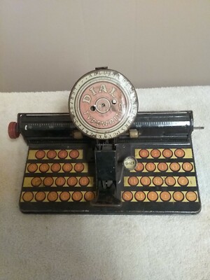 Vintage MARX~ Tin Dial Typewriter COLLECTIBLE~Made in USA | eBay