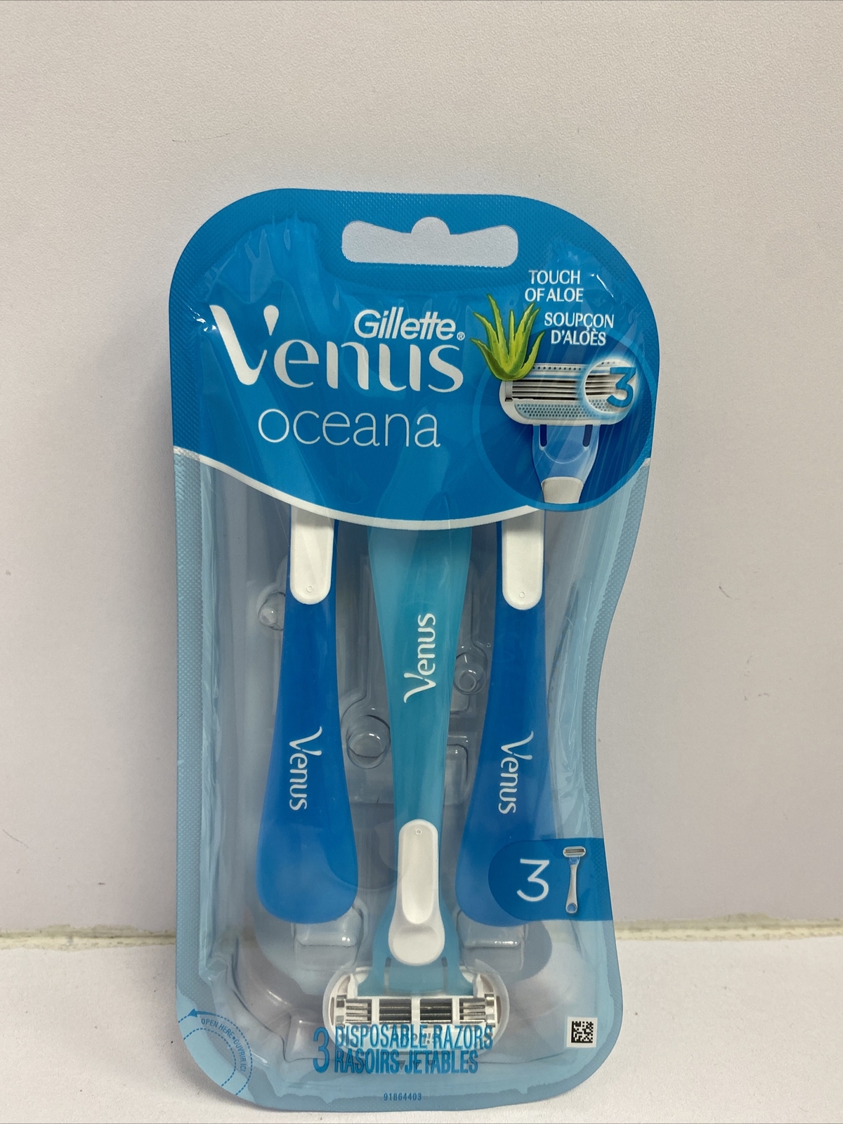 Gillette Venus Oceana Disposable Razors 3ct 047400313880s682 for sale ...