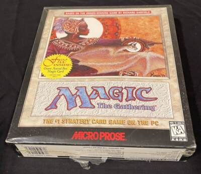 MAGIC THE GATHERING PC BIG BOX SEALED GAME MICROPROSE ASTRAL CARD MTG ...
