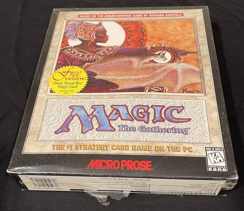MAGIC THE GATHERING PC BIG BOX SEALED GAME MICROPROSE ASTRAL CARD MTG ...