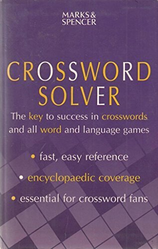 Crossword Solver Book The Fast Free Shipping | eBay
