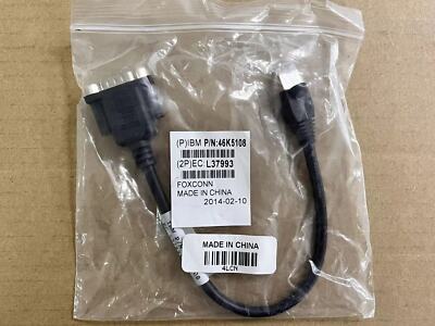 1PC IBM 46K5108 3930 System Serial Port Converter Cable RJ45 to 9-Pin ...