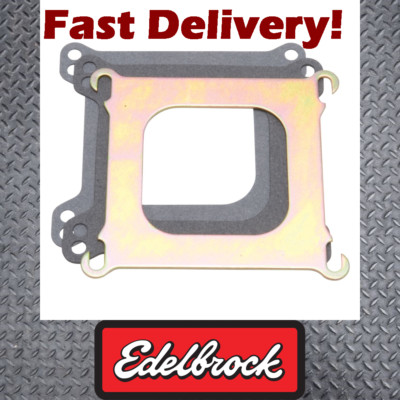 Edelbrock 2732 Square-Bore to Spread-Bore Adapter Plate .100" thick for ...