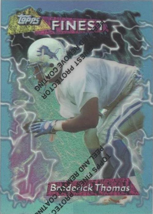 1995 Topps Finest - Broderick Thomas #113 Refractor for sale online | eBay
