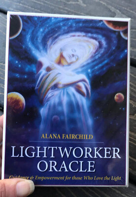 LIGHTWORKER ORACLE GUIDANCE EMPOWER TAROT CARDS DECK Guide Book Set For ...