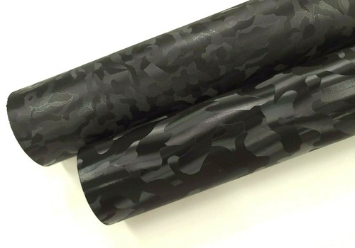 Camo Shadow Black Silver Gray Camouflage Vinyl Car Wrap Film Sticker ...