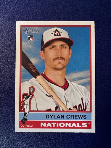 2025 Topps Heritage #247 Dylan Crews Cartoon Variation Rookie SSP ...