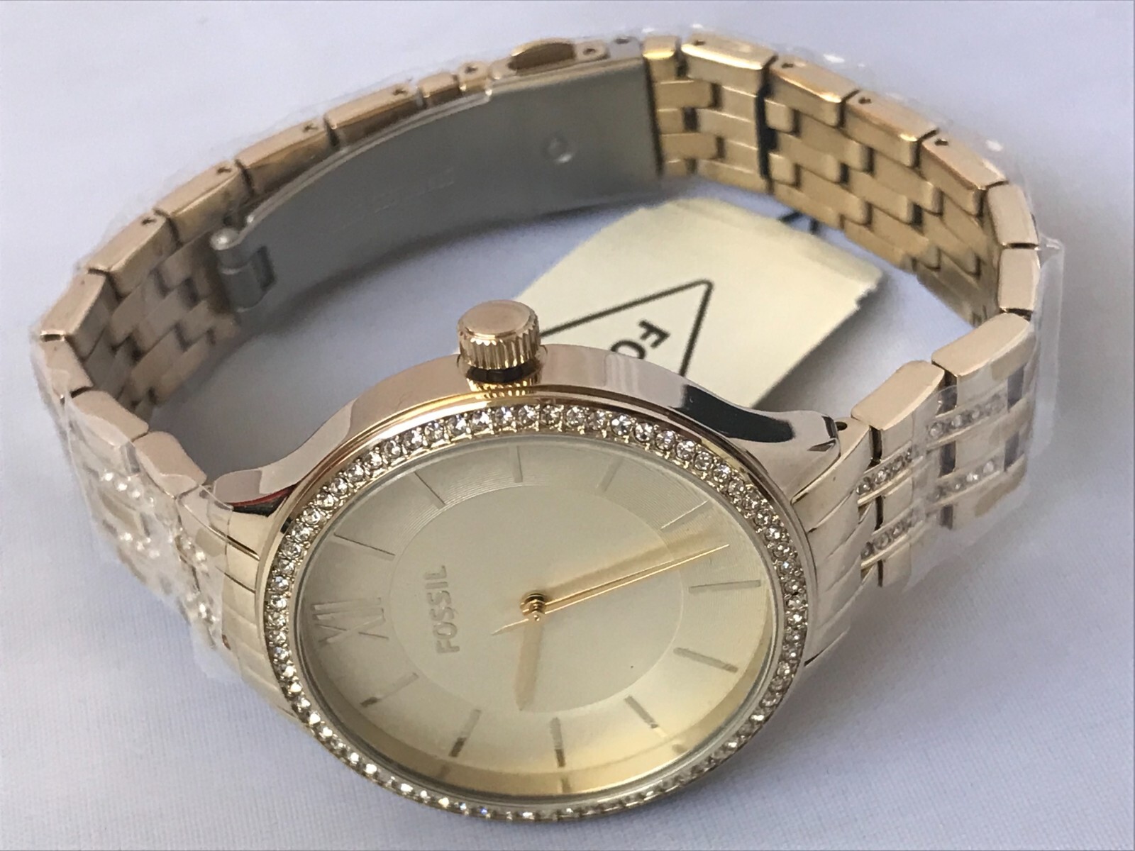 Fossil Suitor Three-Hand Gold color Stainless Steel Watch BQ3117 | eBay