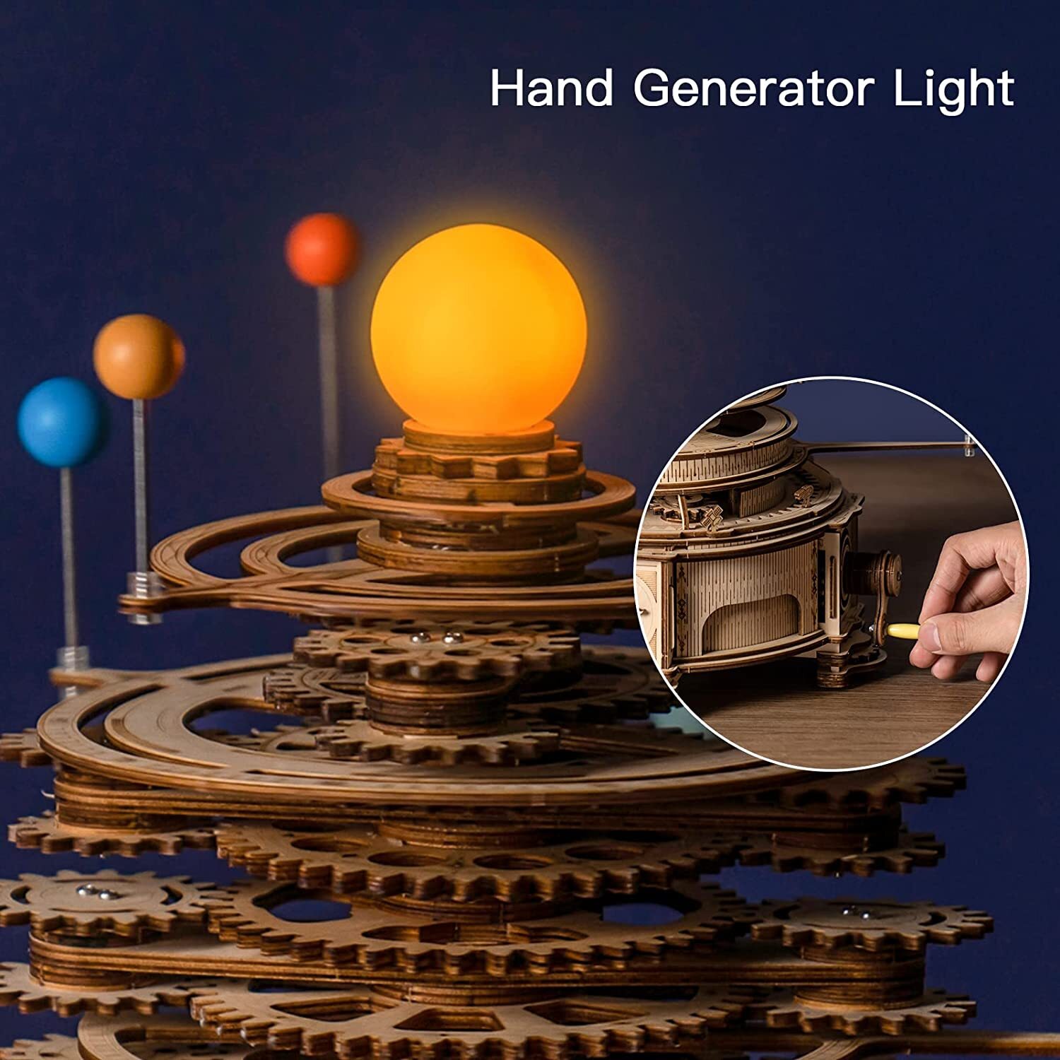 ROKR 3D Jigsaw Laser Cut Wooden Puzzle DIY Mechanical Orrery Assembly Toy Gifts | eBay Australia