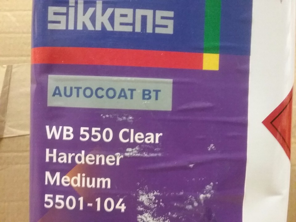 Sikkens Autocoat BT WB550 Clear Hardener Medium 5 litre Akzo 5501-104 ...