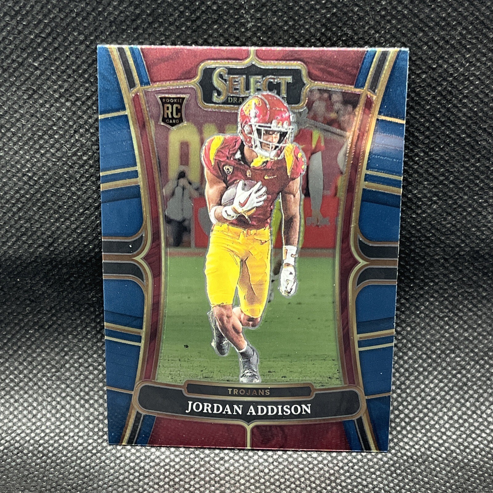 Jordan Addison 2023 Panini Select Draft Picks #6 Retail Blue RC USC ...