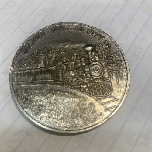 Silver dollar city souvenir train coin | eBay