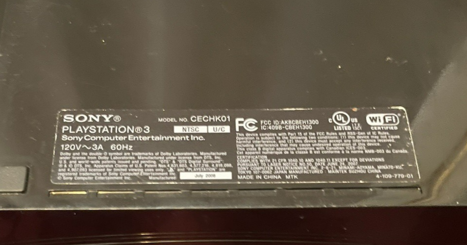 Sony PlayStation 3 PS3 80GB Black Console, Controller & 10 Games ...