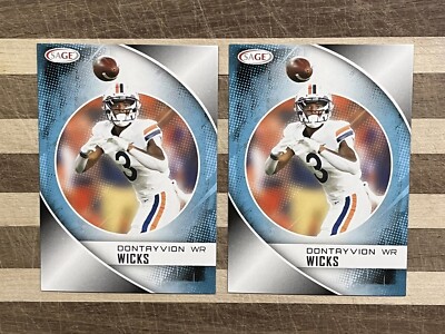 2023 SAGE High Series Football Dontayvion Wicks Rookie Card #142 Lot | eBay