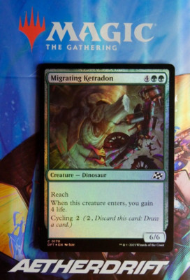 MTG DFT: Migrating Ketradon (Creature Dinosaur) Regular Common Foil ...