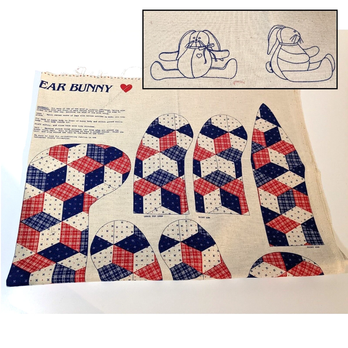 Floppy Ear Bunny Outline