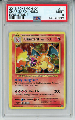 2016 POKEMON EVOLUTIONS CHARIZARD #11 HOLO PSA 9 MINT #44378132 | eBay